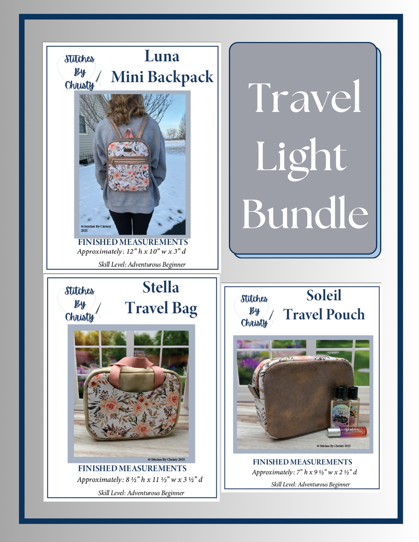 Travel Light Bundle – Stitches By Christy
