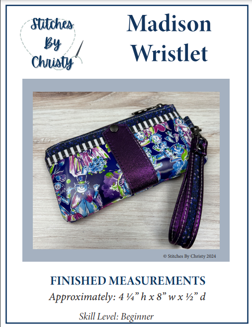 Madison Wristlet PDF Pattern – Stitches By Christy